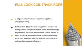 Non stranded ropes | PPTX
