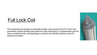 Non stranded ropes | PPTX