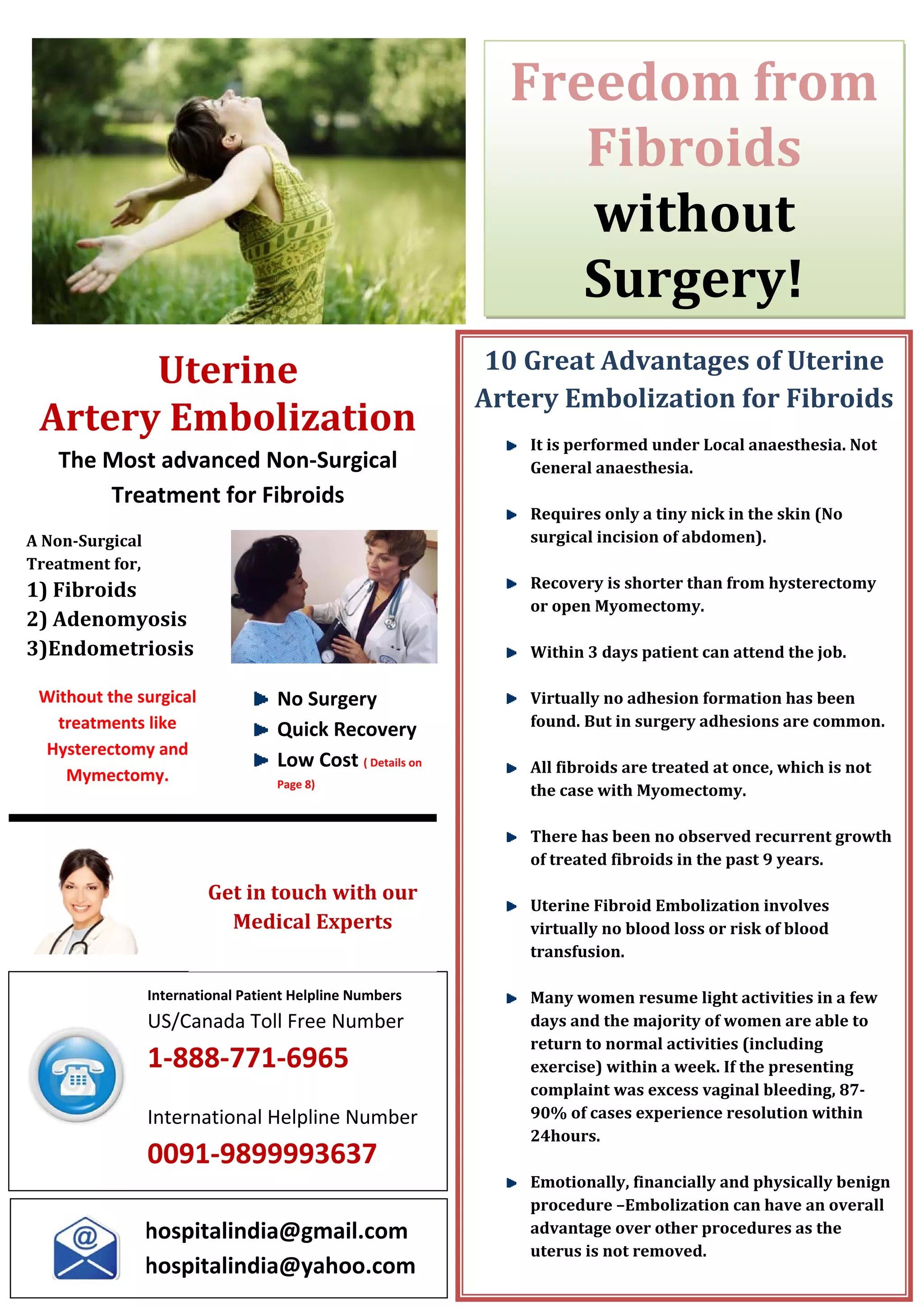 Non surgical Fibroids Treatment | PDF