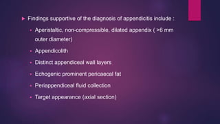 Non surgical mimics of appendicitis on imaging | PPTX