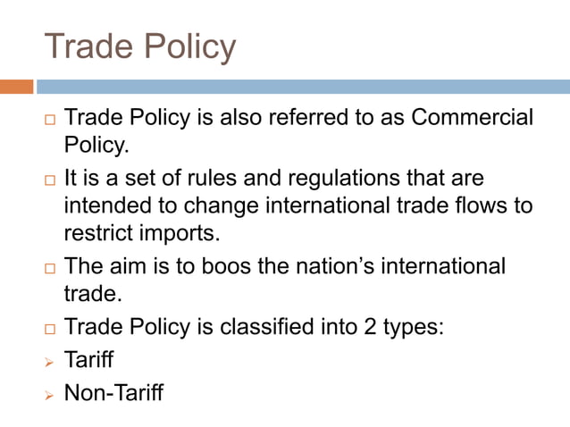 Non - tariff barriers | PPT