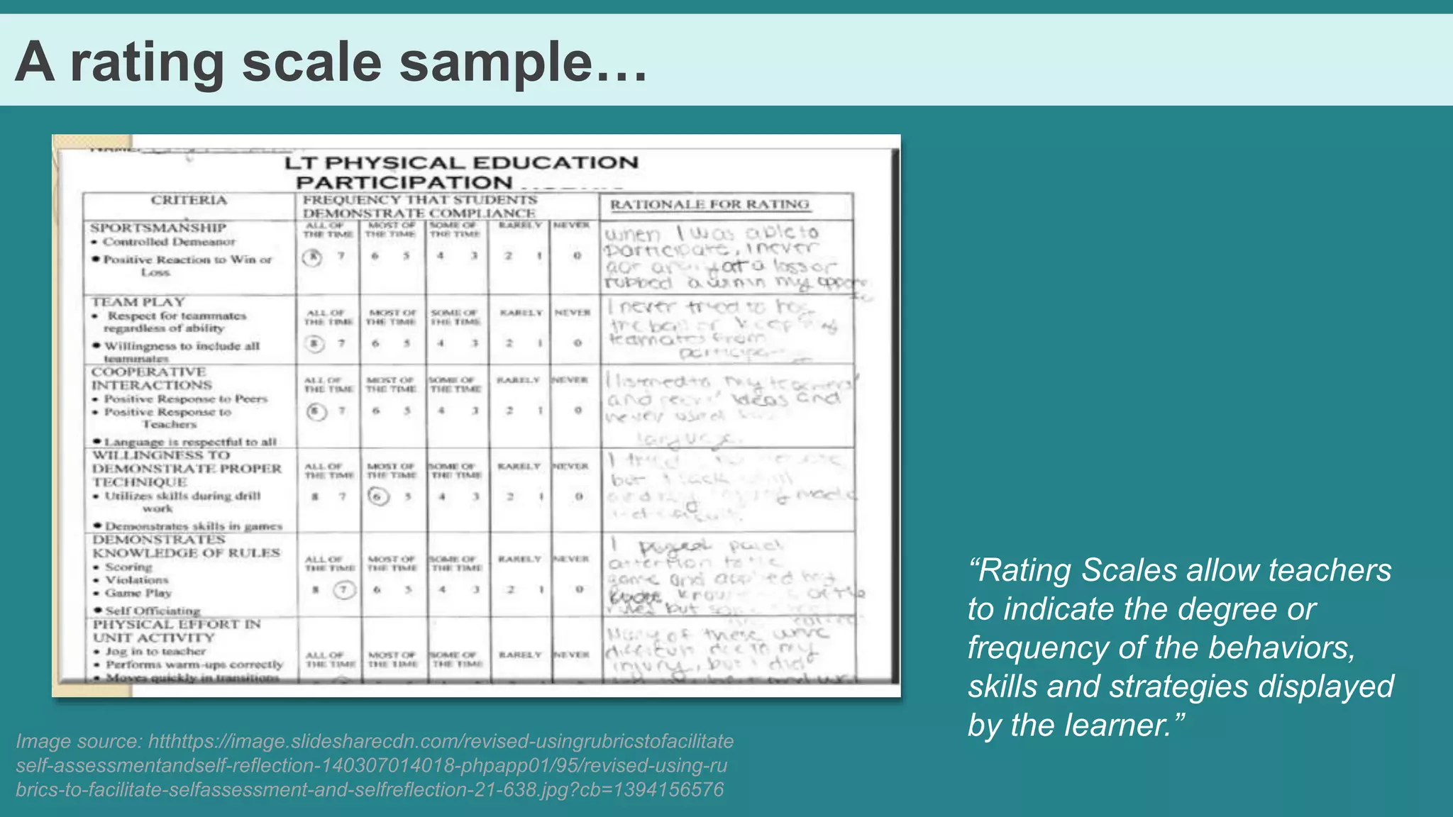 Non-Test Assessments | PPTX