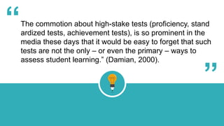 Non-Test Assessments | PPTX