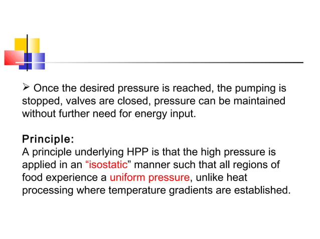 Non thermal process in preservation of food | PPT