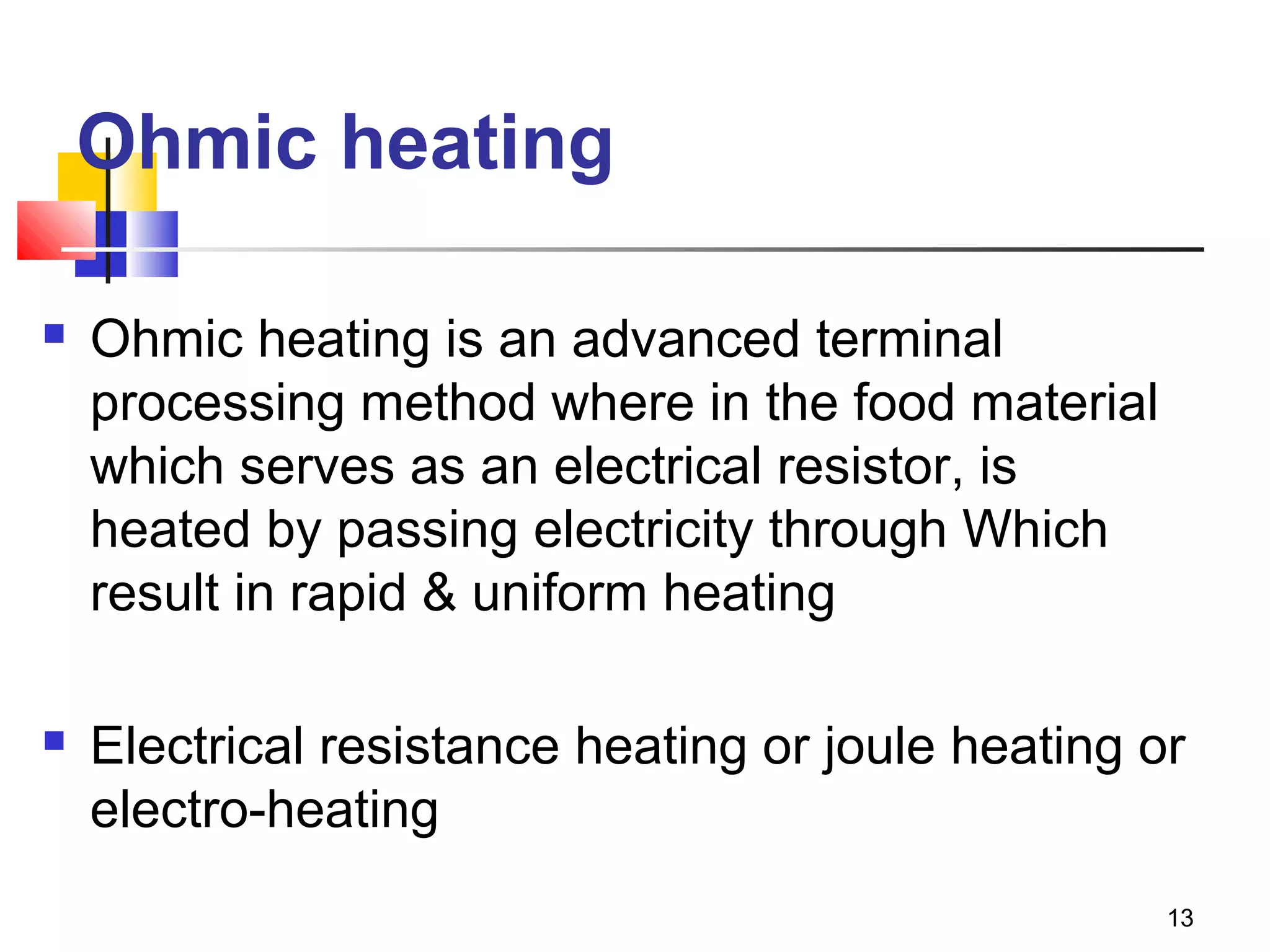 Non thermal process in preservation of food | PPT