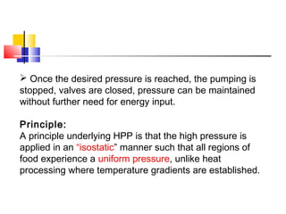 Non thermal process in preservation of food | PPT