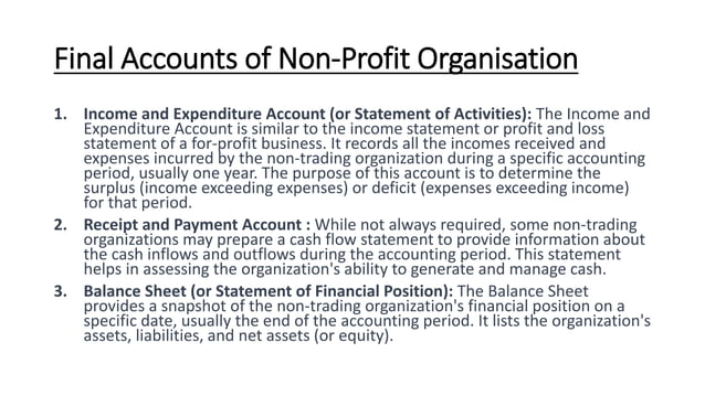 Non-Trading Organisation or NPO | PPTX | Non-Profit Organizations ...