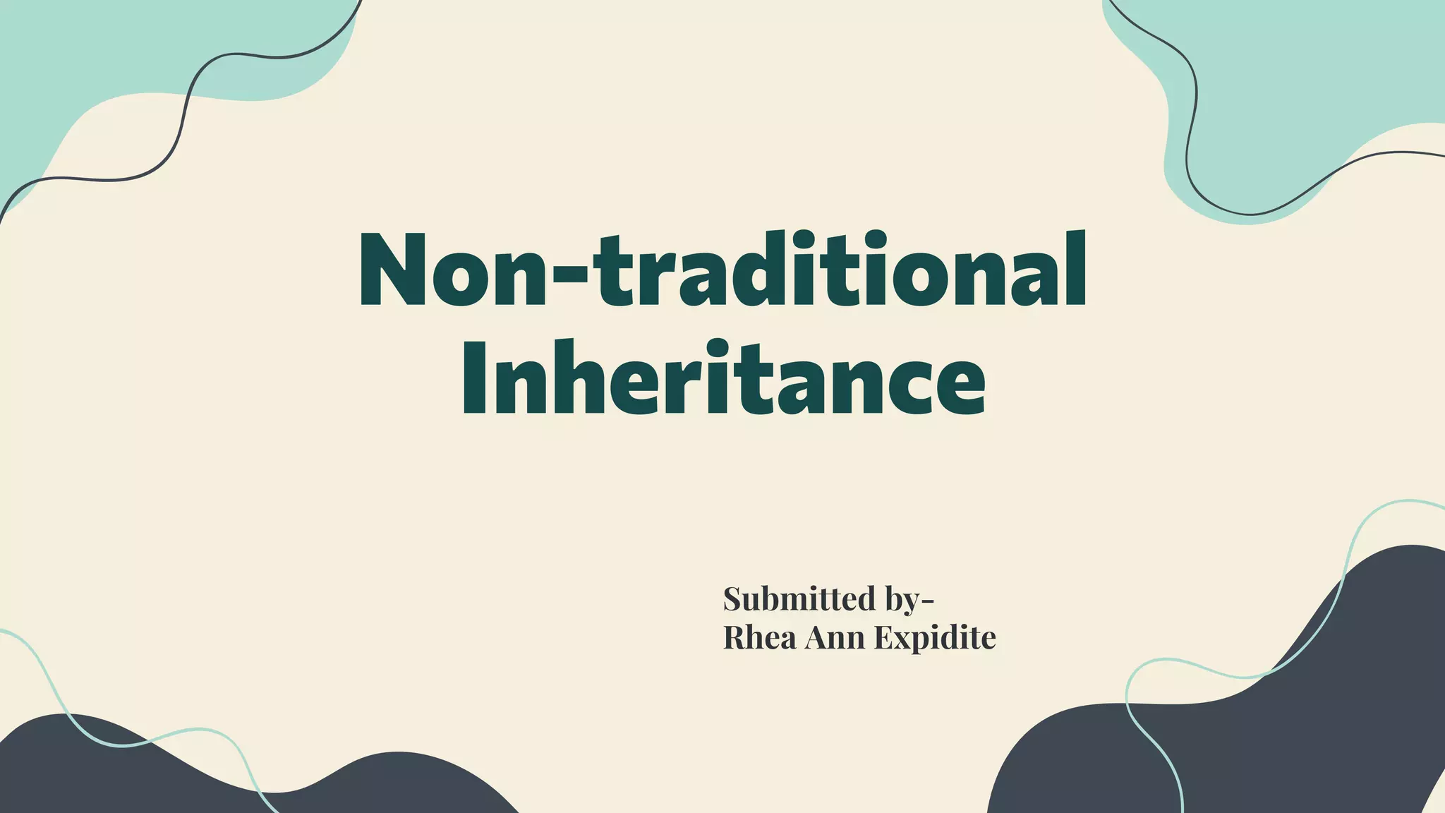 Genetics: Non-traditional Inheritance | PPTX