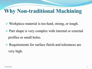 Non-Traditional Machining ppt (Unit - 8).pptx