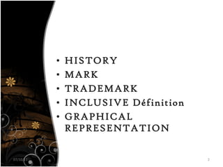 Non traditional marks | PPT