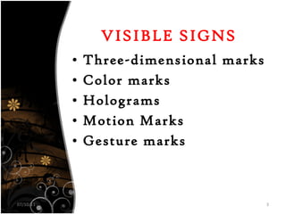 Non traditional marks | PPT