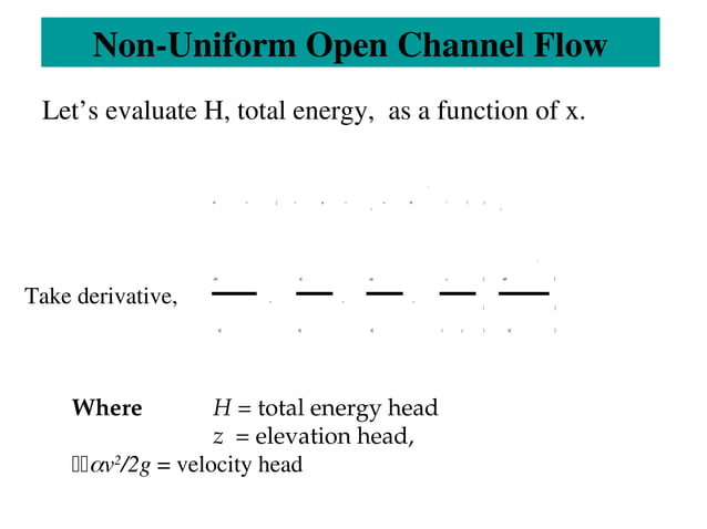 OPEN CHANNEL FLOW TYPES OF FLOW IN CHANNEL | PPT
