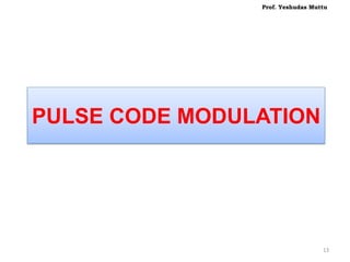Companding & Pulse Code Modulation | PDF