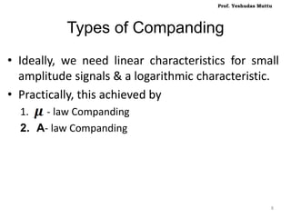 Companding & Pulse Code Modulation | PDF