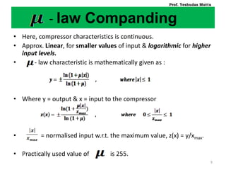 Companding & Pulse Code Modulation | PDF