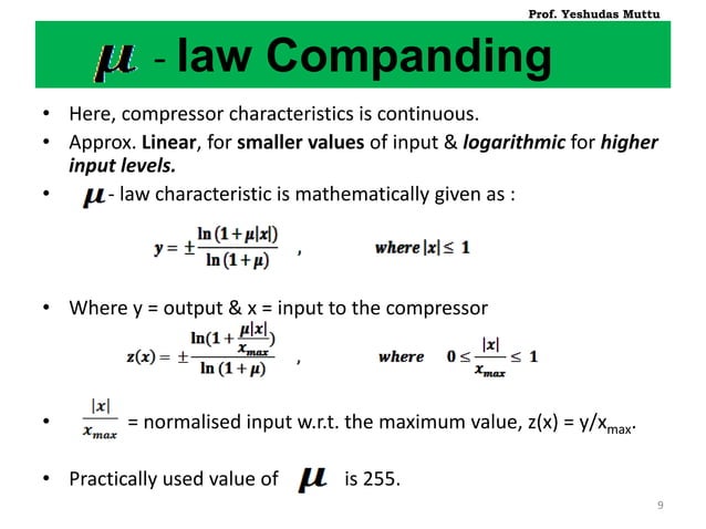 Companding & Pulse Code Modulation | PDF