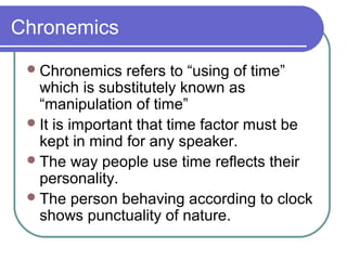 Non verbal codes | PPT