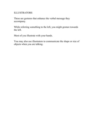 Non verbal communication | PDF