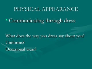 Non verbal communication | PPT