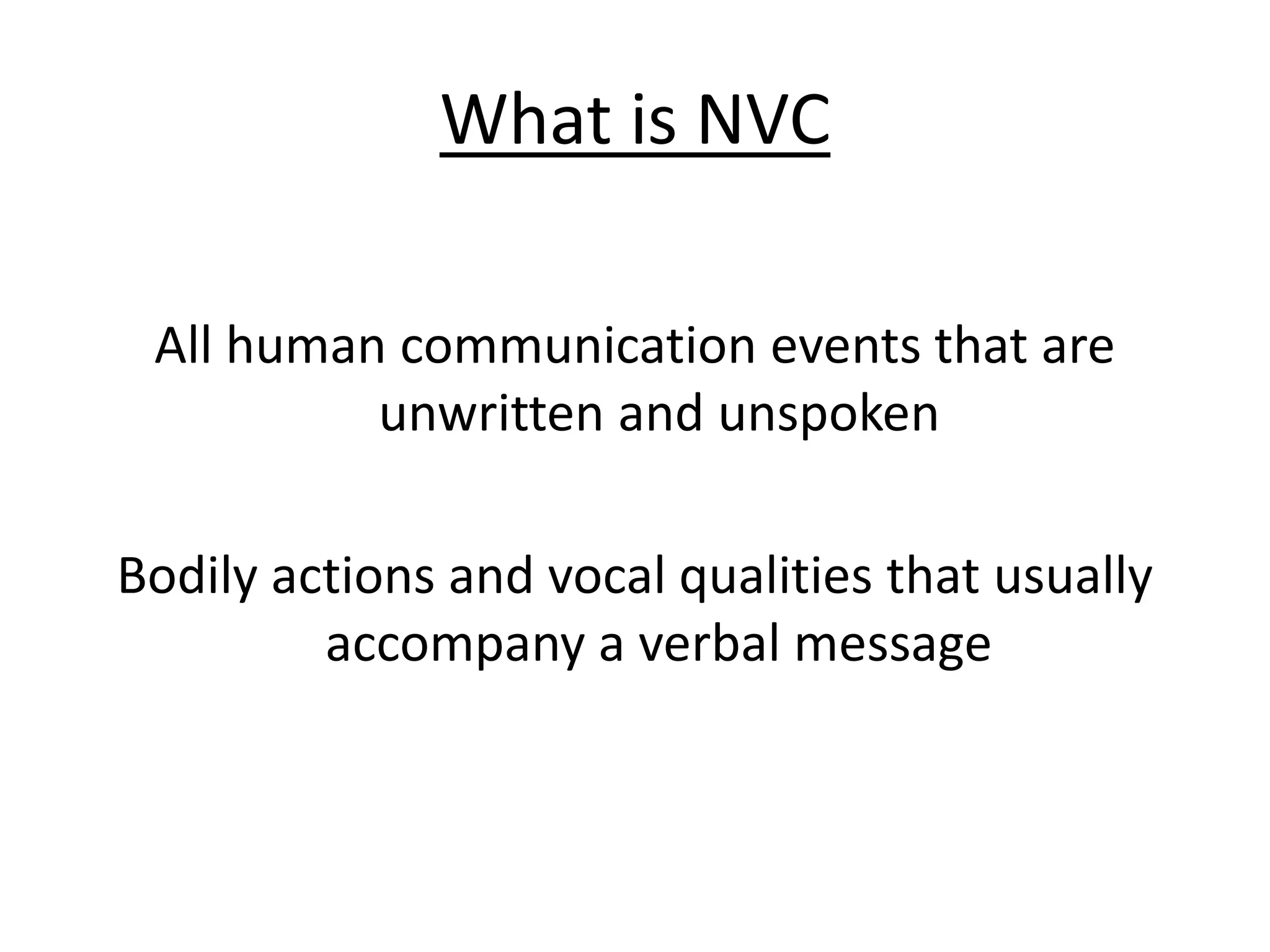 Non verbal communication | PPTX