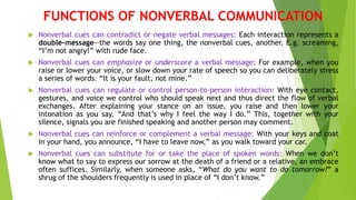 Non verbal communication | PPTX