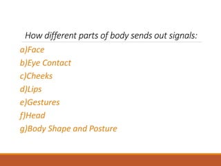 Non verbal communication | PPT