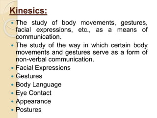 Non verbal communication | PPT