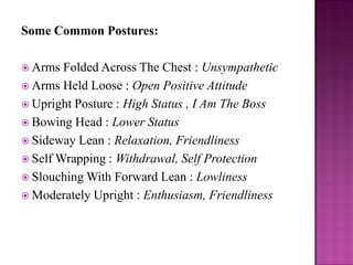 Non verbal communication | PDF