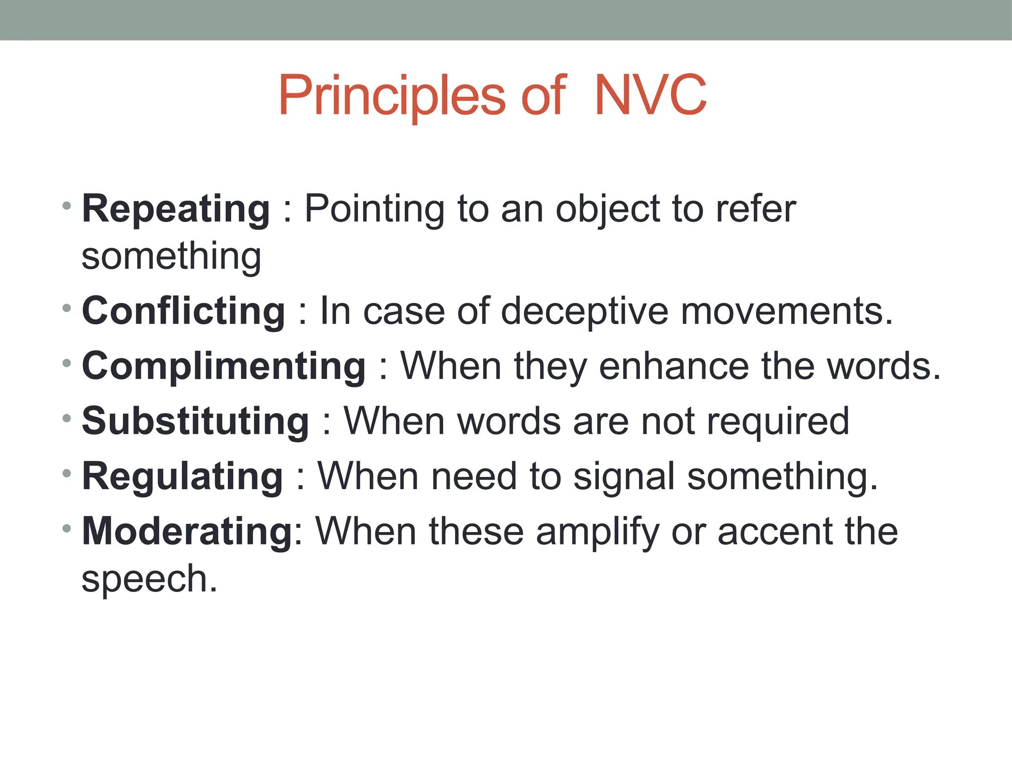 Non-Verbal Communication and types of NVCs | PPTX