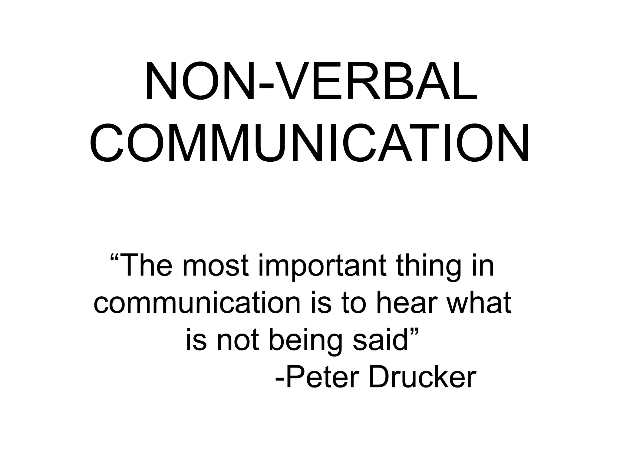non-verbal communication professionanl communcaiton | PPT