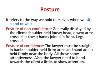 Non verbal communication for lawyers | PPTX