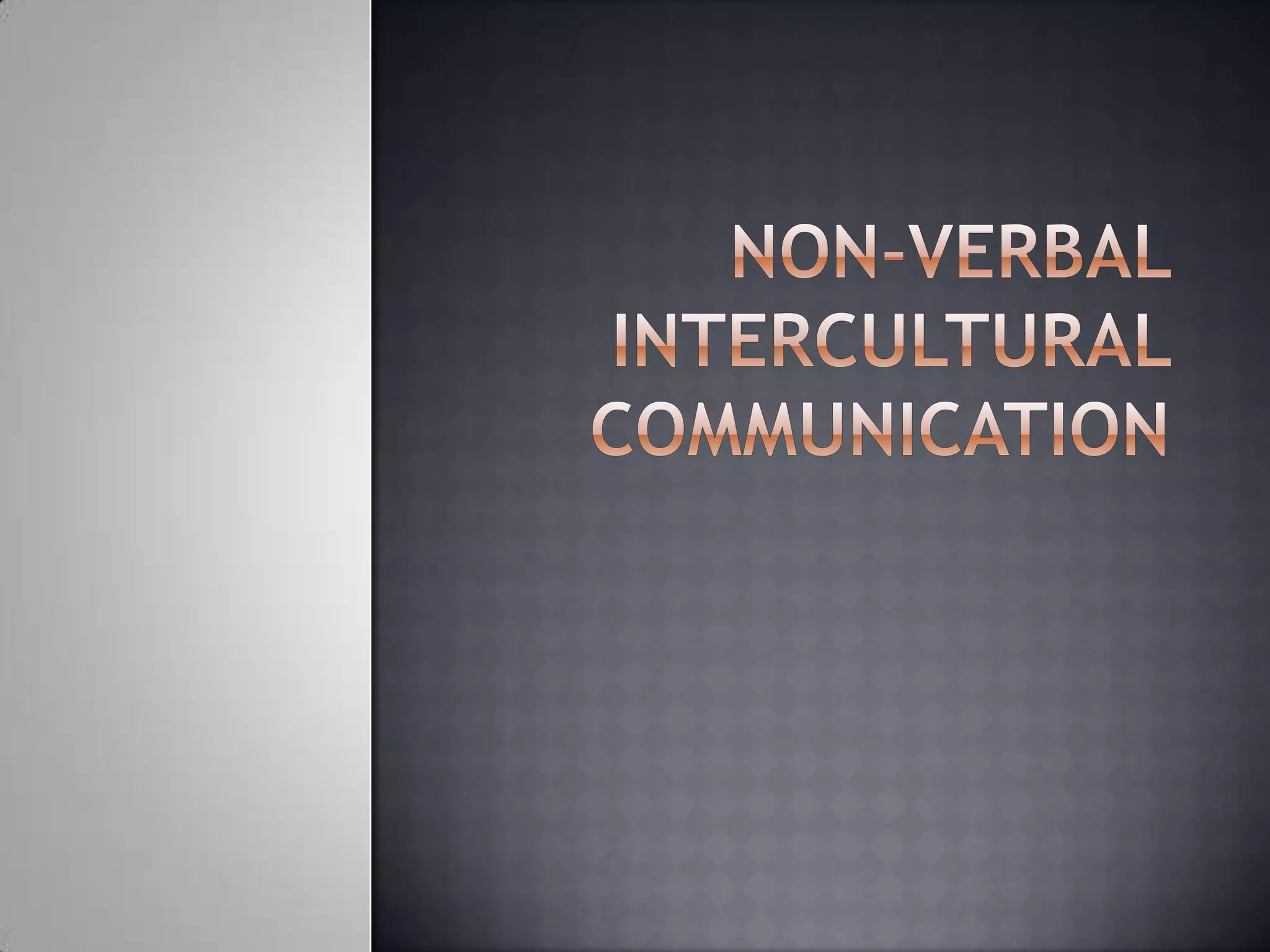 Non Verbal Communication Power Point | PPTX