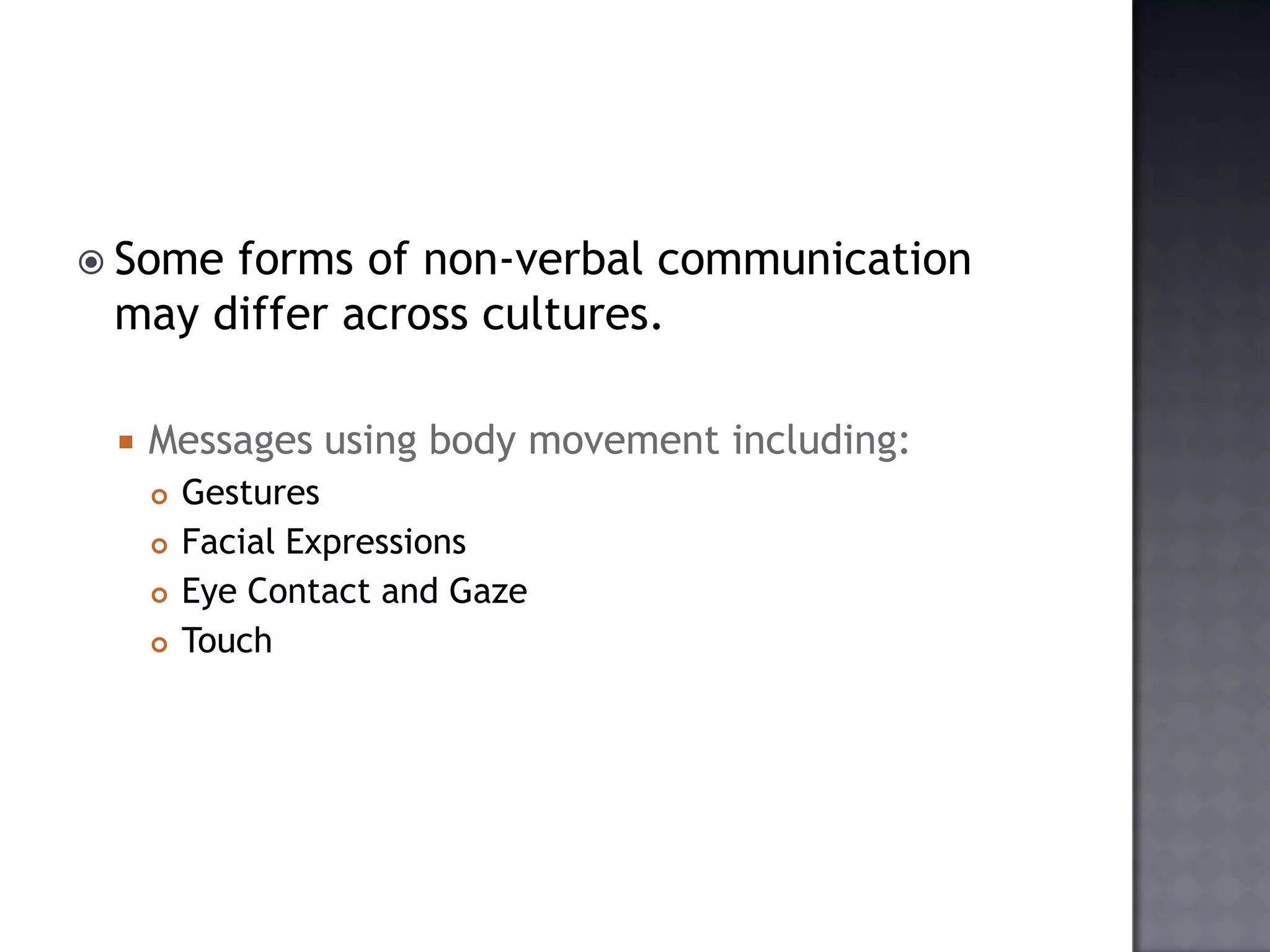 Non Verbal Communication Power Point | PPTX