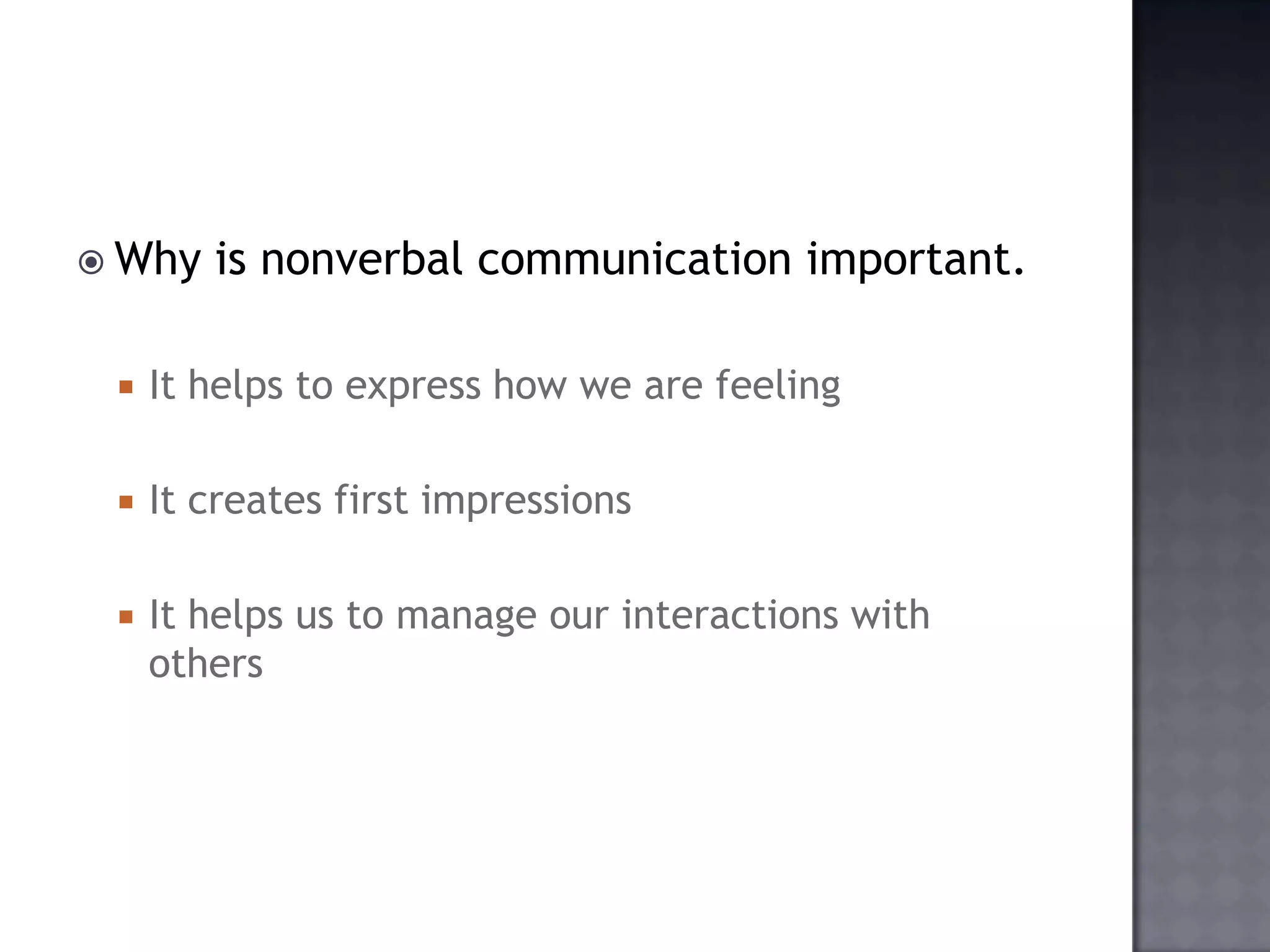 Non Verbal Communication Power Point | PPTX
