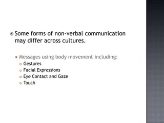 Non Verbal Communication Power Point | PPTX