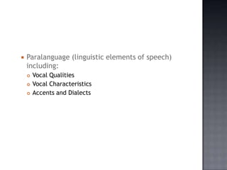 Non Verbal Communication Power Point | PPTX