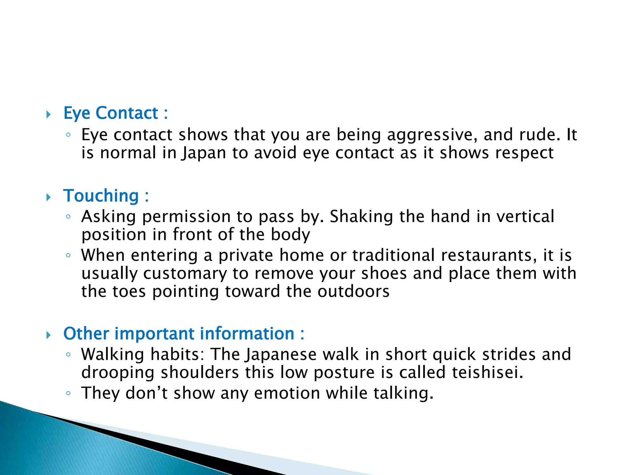 Non verbal communication russia, japan and china | PPTX