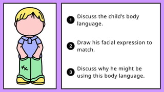 Non-Verbal Communication SEL Presentation Colorful Lined Illustrative ...