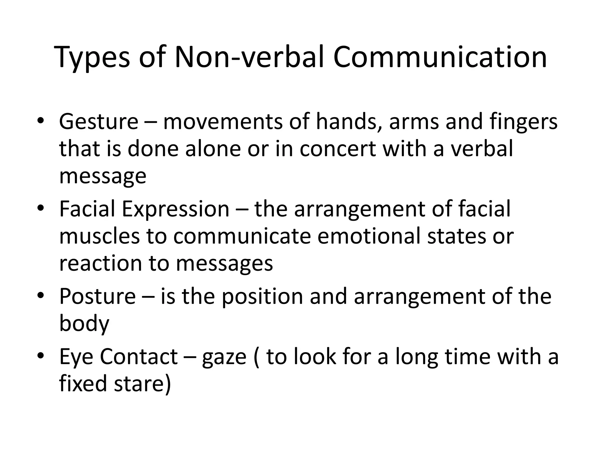 Non verbal communicationslides | PPTX