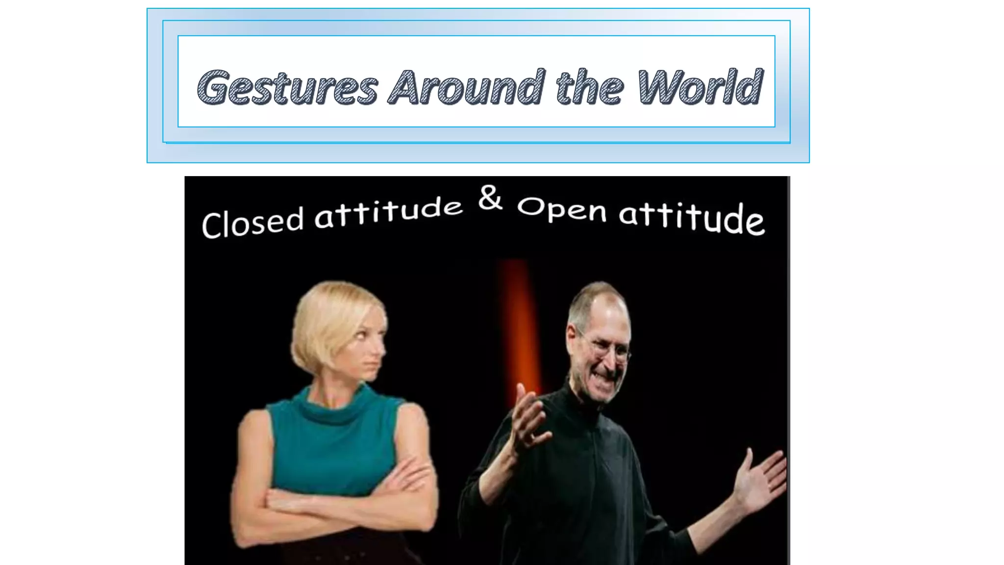 Non-Verbal Gestures Around the World | PPTX