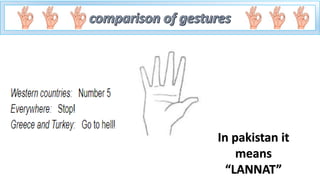 Non-Verbal Gestures Around the World | PPTX