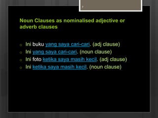 Nonverb Predicates in Indonesian | PPTX