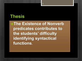 Non-verb Predicates in Bahasa Indonesia | PPT