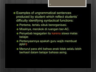 Non-verb Predicates in Bahasa Indonesia | PPT