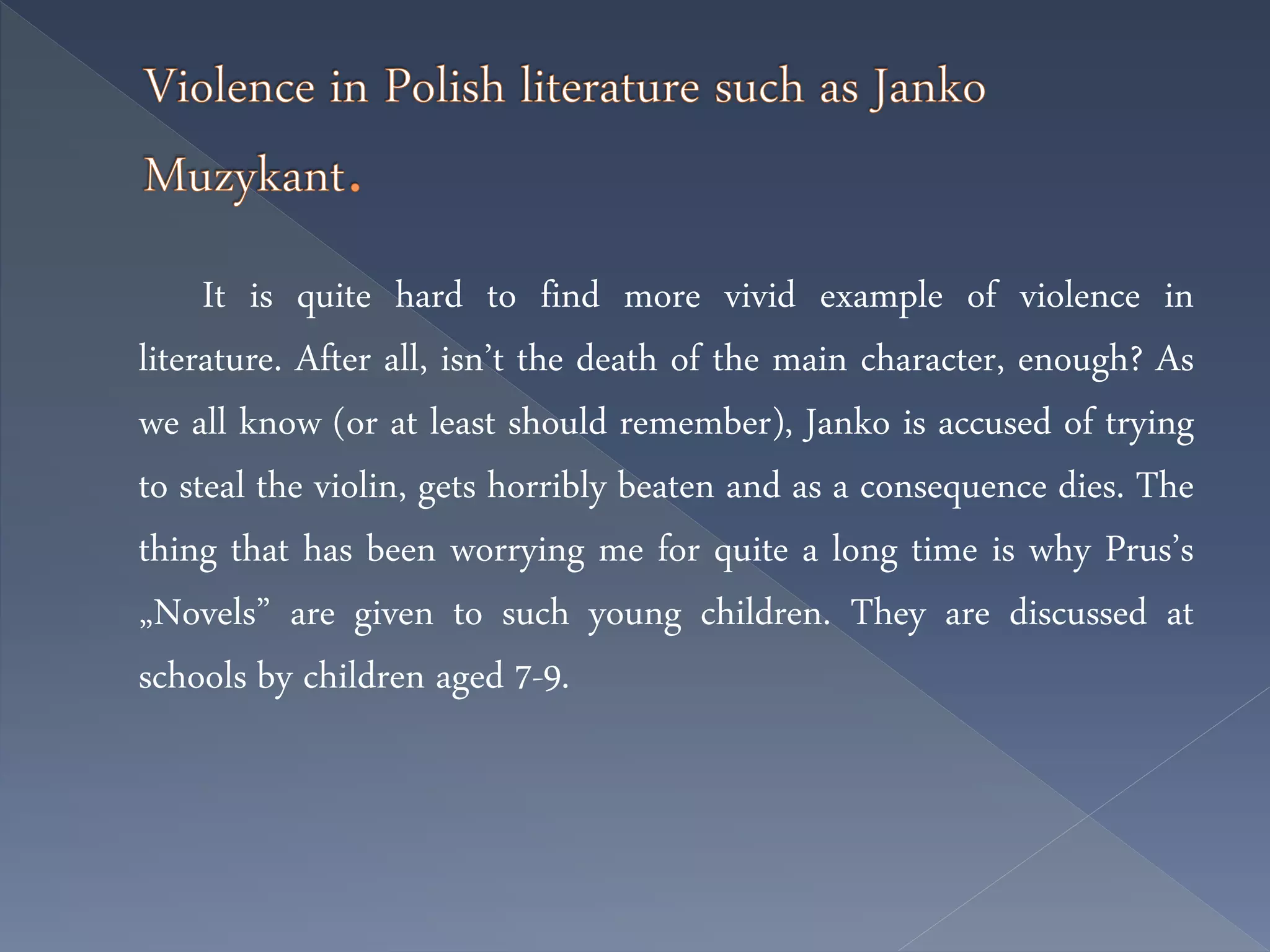 Non violent ways of solving conflicts in literature | PPSX