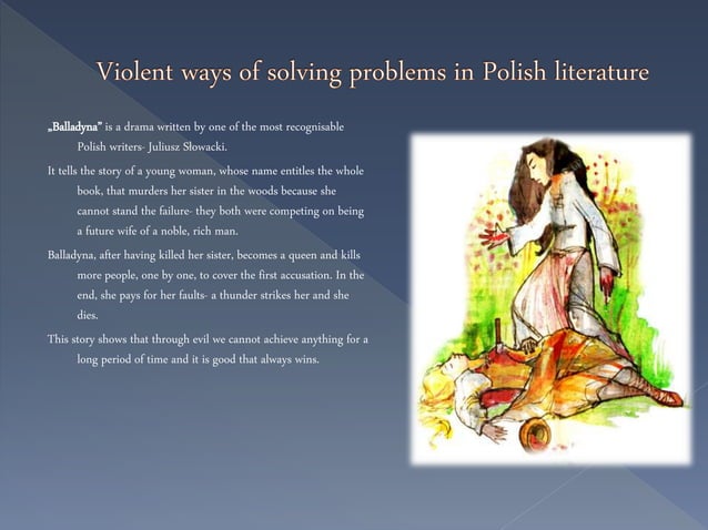 Non violent ways of solving conflicts in literature | PPSX | Drama | Genres