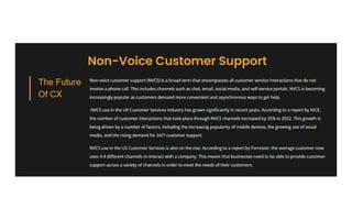 Non-Voice Customer Support BPO services in USA and Europe | PPT