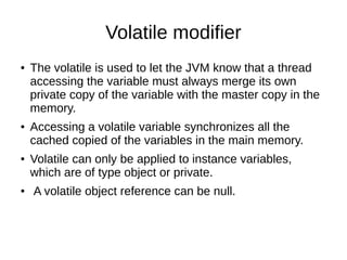 Non access modifiers | PDF