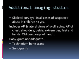 Non accidental injuries | PPTX