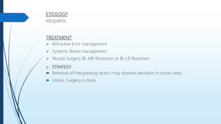 Non- Accommodative Convergent Squint | PPTX